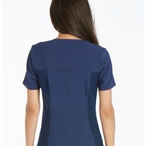 Cherokee | Tops | Nwt Cherokee Iflex Contemporary Scrub Topmedium Navy ...